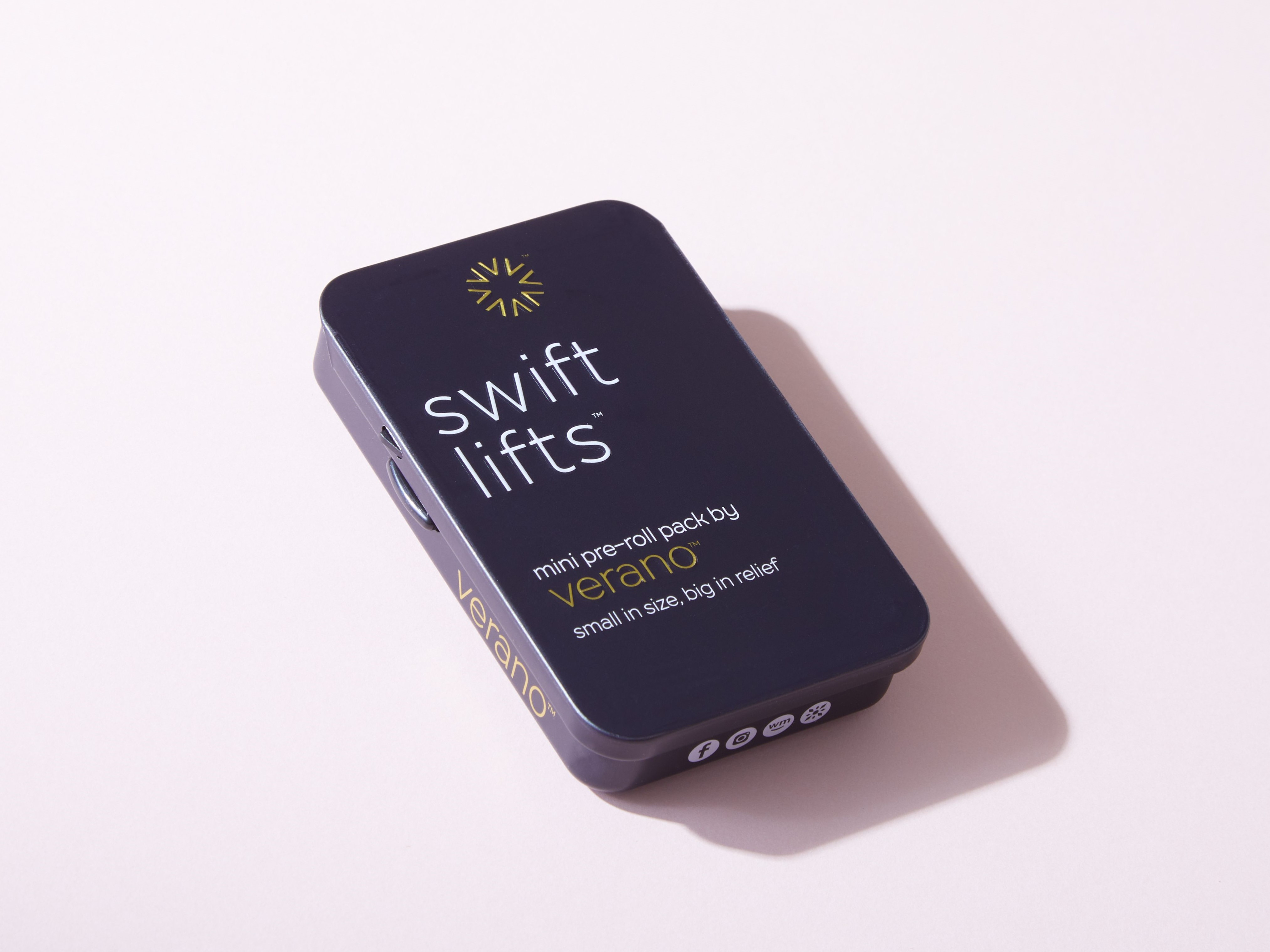 Shop medical Wedding Cake ICED Swift Lifts 5 Pack Pre Rolls by Verano ...