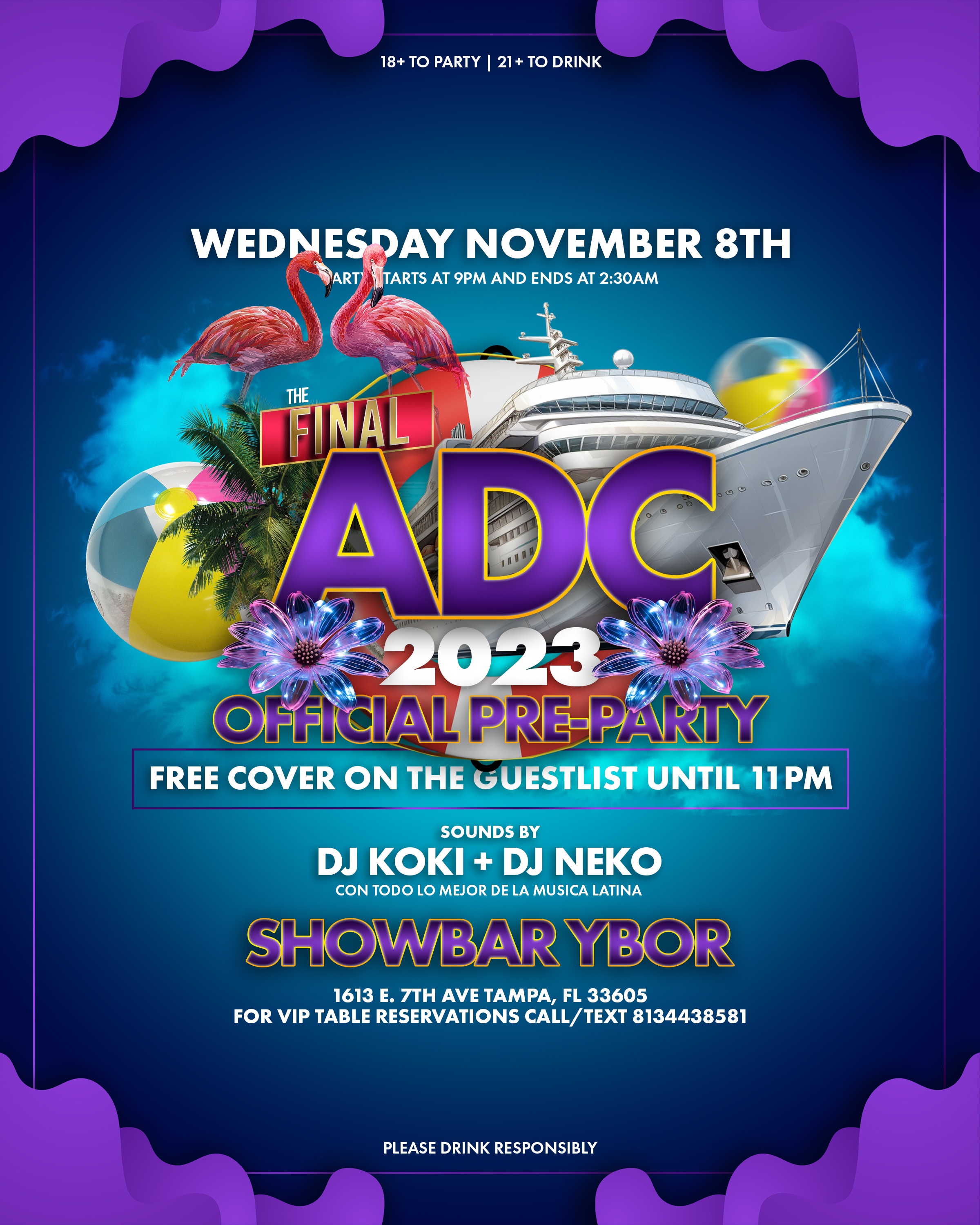 ADC 2023 Official Pre-Party | Showbar - Dueling Piano Bar